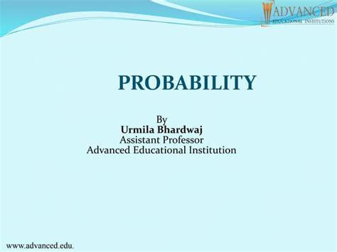 Probability Pptx