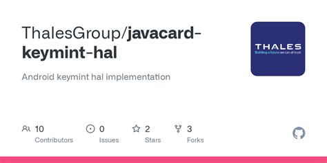 github thalesgroup javacard keymint hal android keymint hal