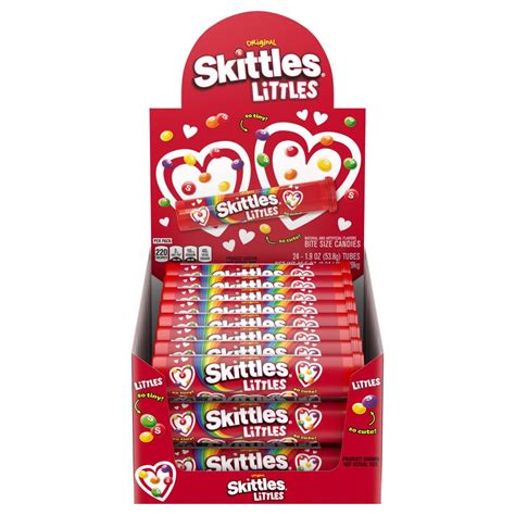 Skittles Littles Fruit Chewy Candy Mega Tube 19 Ounce