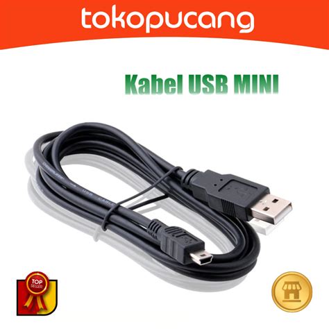 Jual Kabel Data Usb Mini To A 80cm 5pin Micro Usb Kabel Data V3 Mini Shopee Indonesia