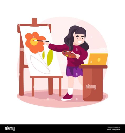 Drawing Online Class Isolated Cartoon Vector Illustration Stock Vector Image And Art Alamy Drawing Online Class Isolated Cartoon Vector Illustration Stock Vector Image And Art Alamy