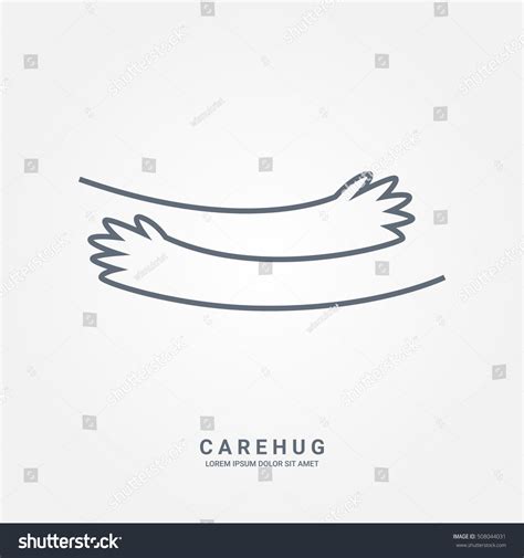 Simple Line Creating Hug Drawing Stock Vector Royalty Free 508044031 Shutterstock