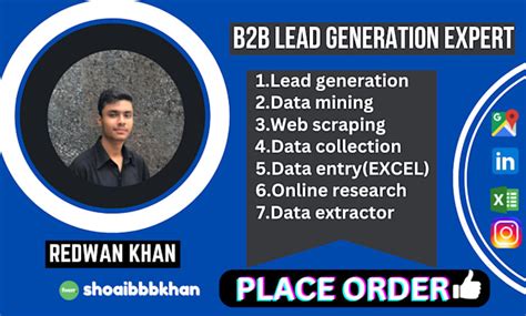 Web Scraping Lead Generation And Data Collection By Shoaibbbkhan Fiverr