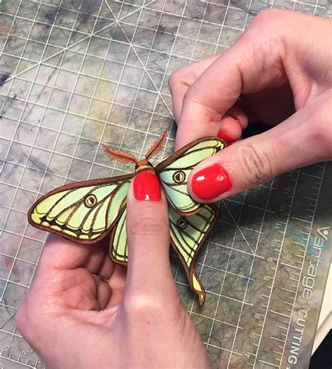 Paper Moth Tutorial — K A K Lecky Illustration