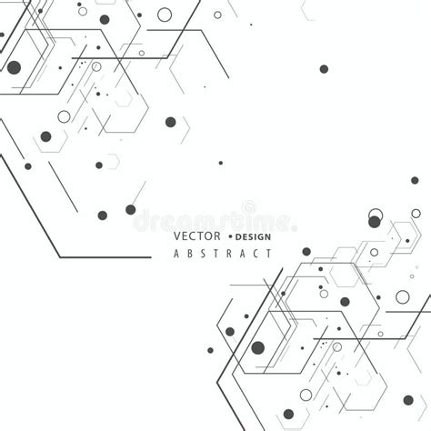 Abstract Hexagons For Dna Data Medicine Scientific Modern Biology