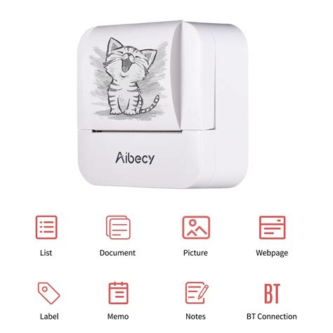 Aibecy Mini All In One Thermal Printer Portable Ph Grandado