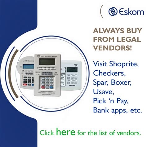 Eskom Smart Prepaid Split Meters Programme Distribution