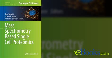 Mass Spectrometry Based Single Cell Proteomics