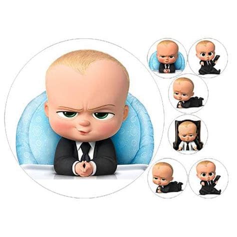 Вафельна картинка Босс молокосос купити фото