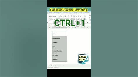 Excel Amazing Hack Excel Viral Short Excel Tips And Tricks Excel Short Exceltips