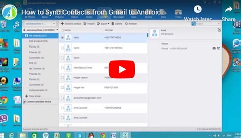 Easy Ways To Sync Gmail Contacts With Android