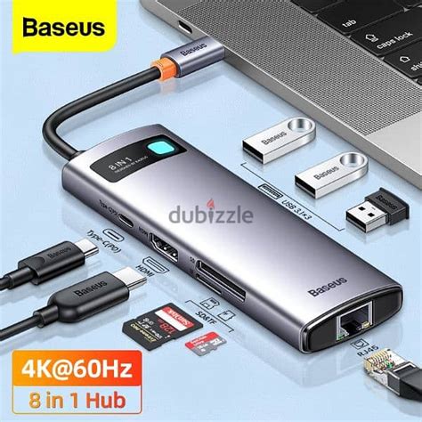 Baseus 8 In 1 USB C Hub Docking Station Mobile Tablet Accessories 198137342