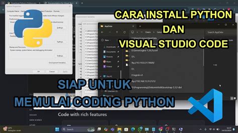 Cara Menginstall Python Dan Vscode Untuk Coding Youtube