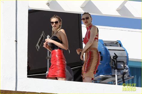 Abbey Lee Is A Leather Vixen On Neon Demon Set Photo Photos Just Jared