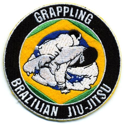Grappling Brazilian Jiu Jitsu • Sample Martial Arts Patch