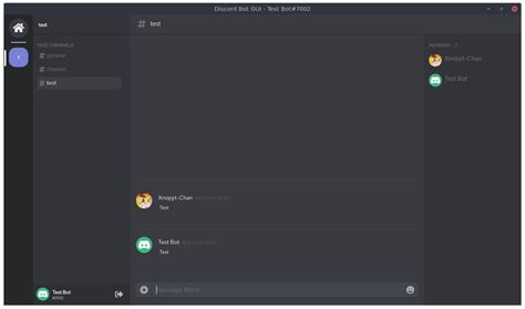 github xnopyt discord bot gui a gui for sending and reciving