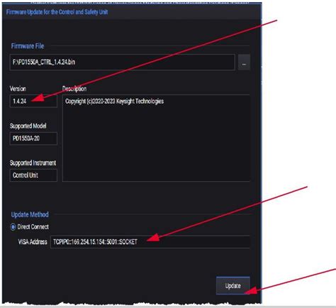 Update Pd1550a Firmware