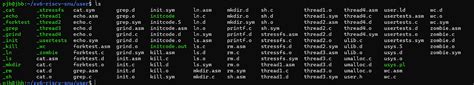 xv6 riscv folder structure of xv6
