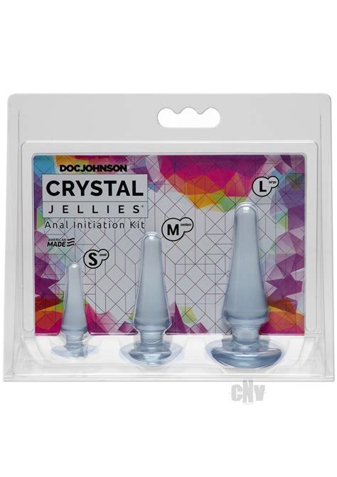 Crystal Jellies Anal Initiation Kit Clear