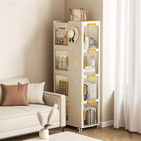 Storage Bins With Lids 4 Tier Large Mobile Multifunction Utility Storage Bins With Lids 4 Tier Large Mobile Multifunction Utility