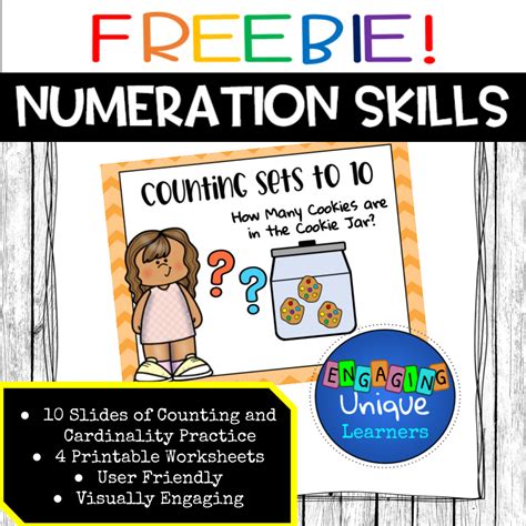 Freebie Counting To Numeration Skills Distance Learning Differentiated Distance