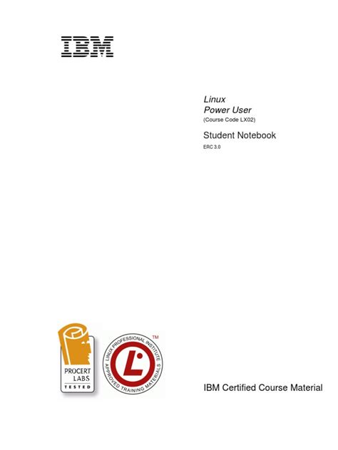 Linux Power User Pdf Pdf Desktop Environment Ibm Notes