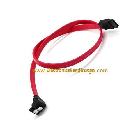45cm Right Angle Sata Serial Ata Cable Data Lead Locking Lock S Ra 05m