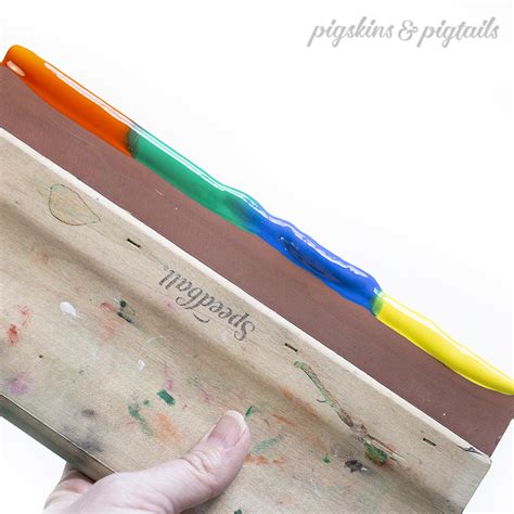 How To Screen Print With Blending Colors Pigskins And Pigtails