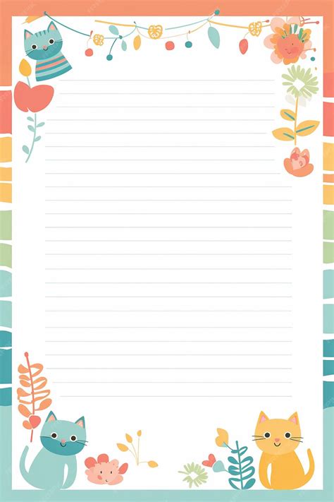 인쇄 가능한 플래너 프리미엄 벡터