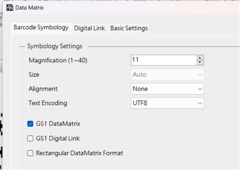 How To Connect To Database In Golabel2 And Print Gs1 Datamatrix Barcodes Godex Knowledge Base