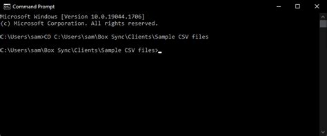 Merging Multiple CSV Files Together With CMD Windows Command Prompt