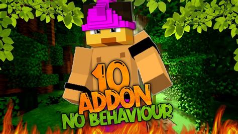 10 Addon Survival Minecraft No Behaviour Addon 3d Minecraft Pe 118 119 Youtube