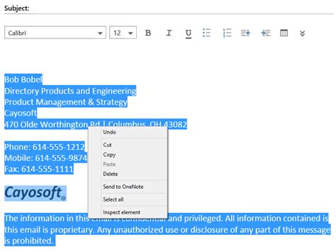 How To Add Signature Block In Outlook Web App Printable Forms Free Online