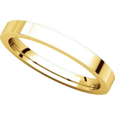 S231376m 14k Gold Flat Comfort Fit Band