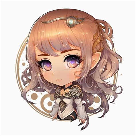 Premium Ai Image Anime Girl With Long Hair And A Tiable With A Bow