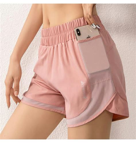 여성 메쉬 포켓 레이어드 숏팬츠 요가복 반바지 필라테스복 스포츠 Ft Spt09 티몬