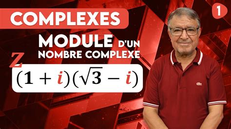 Complexes Module Dun Nombre Complexe Ex 1 Bac Terminale Youtube