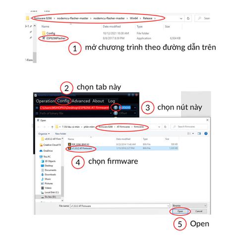 Hướng Dẫn Nạp Firmware Cho Esp 01 Esp01s Nạp Firmware Cho Esp8266 Node Mcu Cách Tạo File Hex