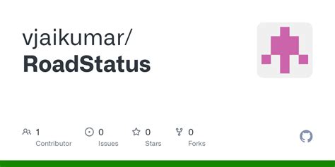 GitHub Vjaikumar RoadStatus