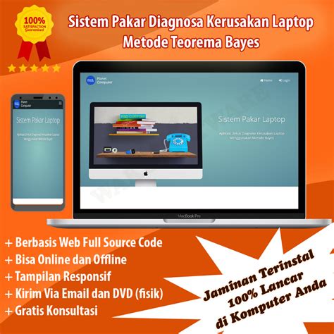 Jual SOURCE CODE SISTEM PAKAR KERUSAKAN LAPTOP DENGAN METODE TEOREMA BAYES Shopee Indonesia