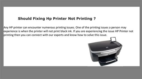 Ppt Hp Printer Not Printing Black Powerpoint Presentation Free Download Id