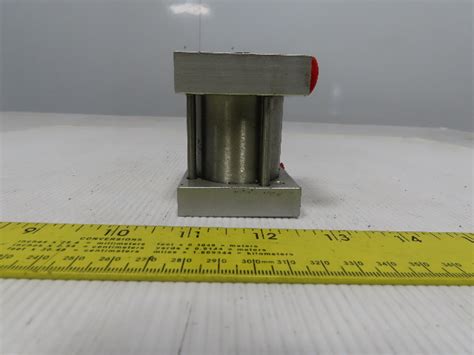 Bimba Flat 1 1 916 Bore 1 14 Stroke 58 Rod Double Acting Air Cylinder Bullseye