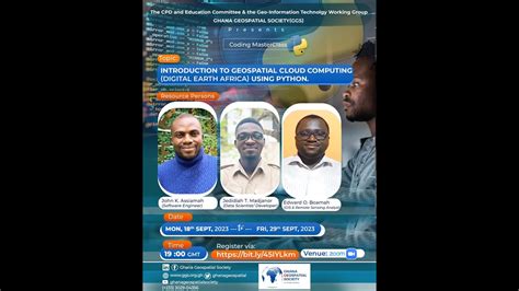 Introduction To Python Programming For Geospatial Cloud Computing Youtube