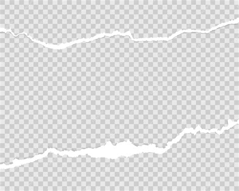 찢어진 종이 스트립 프리미엄 벡터