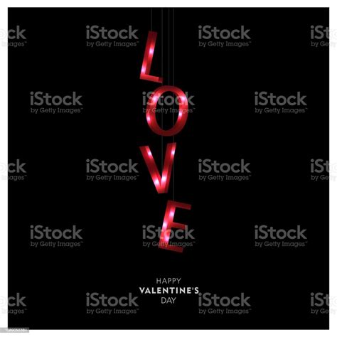 3d 조명 인쇄 술 발렌타인의 날 벡터 일러스트 레이 션에 대 한 사랑 3차원 형태에 대한 스톡 벡터 아트 및 기타 이미지 3차원 형태 낮 디자인 Istock