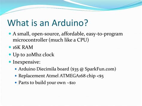 Ppt The Arduino Computational Invention Made Easy Powerpoint
