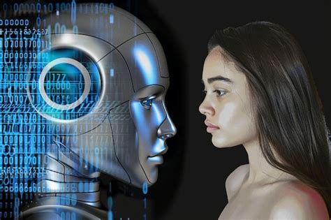 Premium Photo Ai Collaboration Humanrobot Interaction In Big Data Network