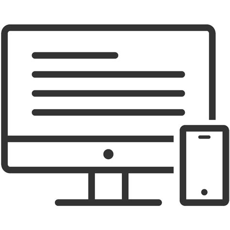 Responsive Vector SVG Icon SVG Repo