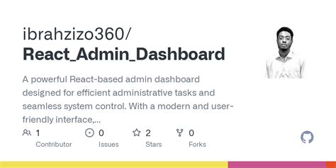 Github Ibrahzizo360reactadmindashboard A Powerful React Based Admin Dashboard Designed For