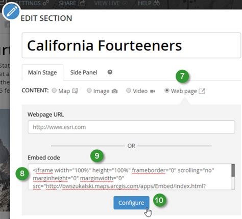 Embedding Maps In Story Map Journal